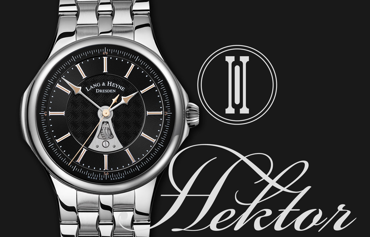 Hektor Edition II - Steel watch with strong character and manufacture ...
